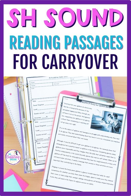 Fun & Engaging SH Sound Speech Therapy Activities - thedabblingspeechie