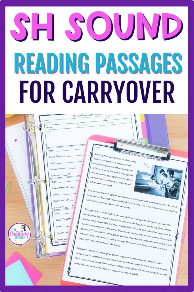 Fun & Engaging SH Sound Speech Therapy Activities - thedabblingspeechie