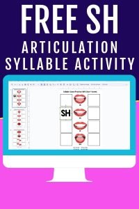 Fun & Engaging SH Sound Speech Therapy Activities - thedabblingspeechie