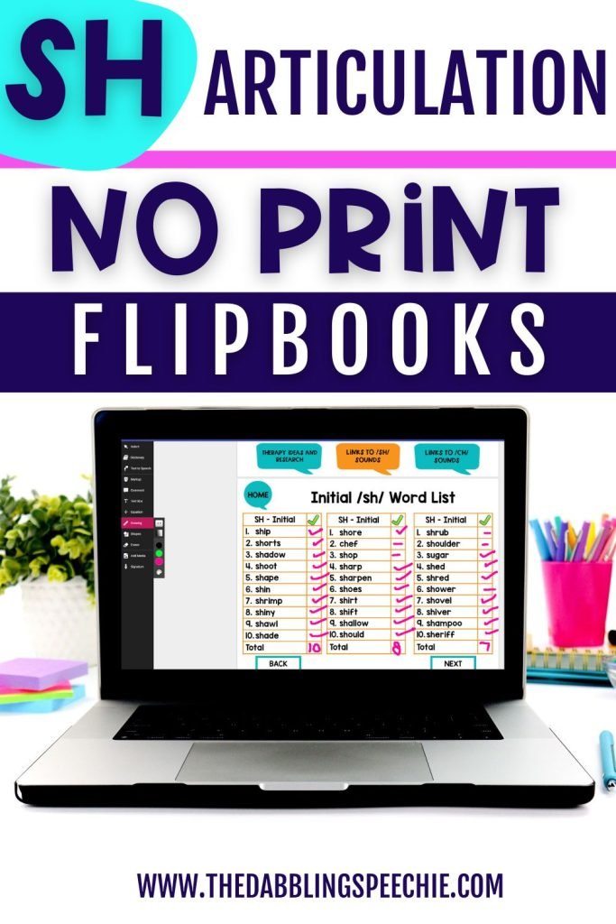 Fun & Engaging SH Sound Speech Therapy Activities - thedabblingspeechie