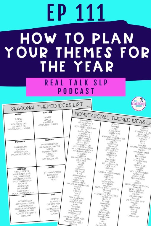 What is Theme Smashing? - How to Plan Speech Therapy Themes by Month ...