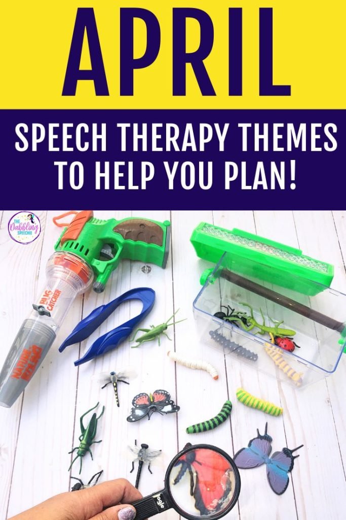 The BEST April Speech Therapy Themes to Plan - thedabblingspeechie