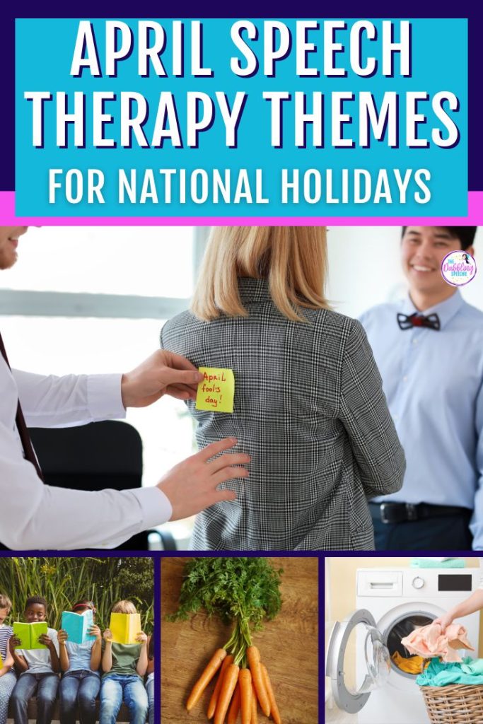 The BEST April Speech Therapy Themes to Plan - thedabblingspeechie