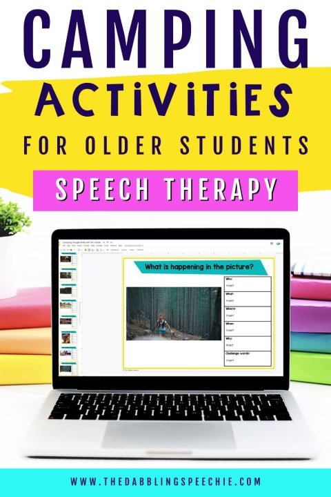 Engaging Camping Speech Therapy Activities for Preschool & Elementary ...