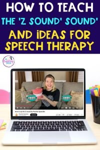 Speech Therapy Z Sound Articulation Games and Activities ...