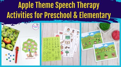 Apple Theme Speech Therapy Activities for Engaging Lessons ...