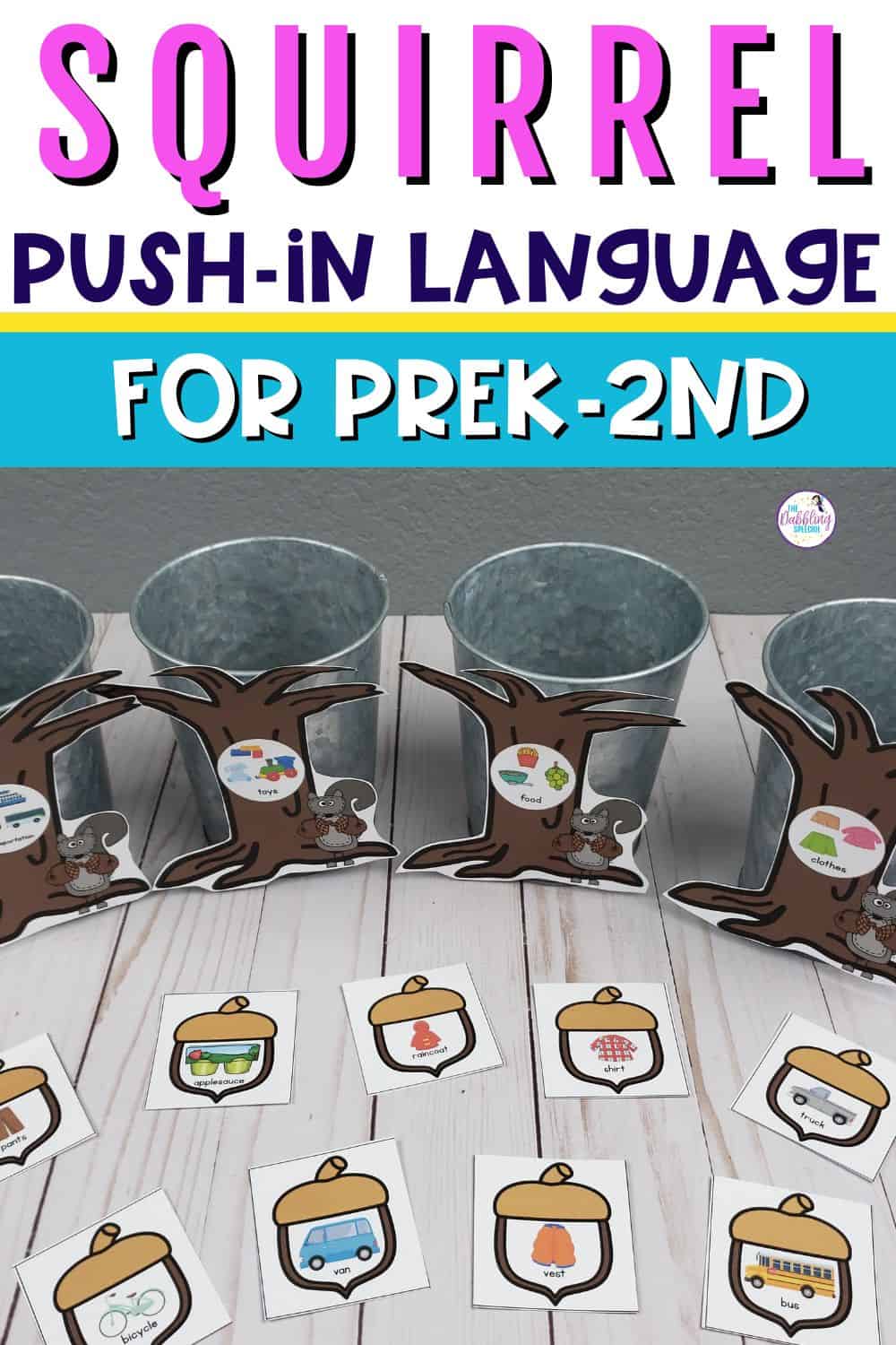 Squirrel Speech Therapy Ideas That Are Fun - thedabblingspeechie