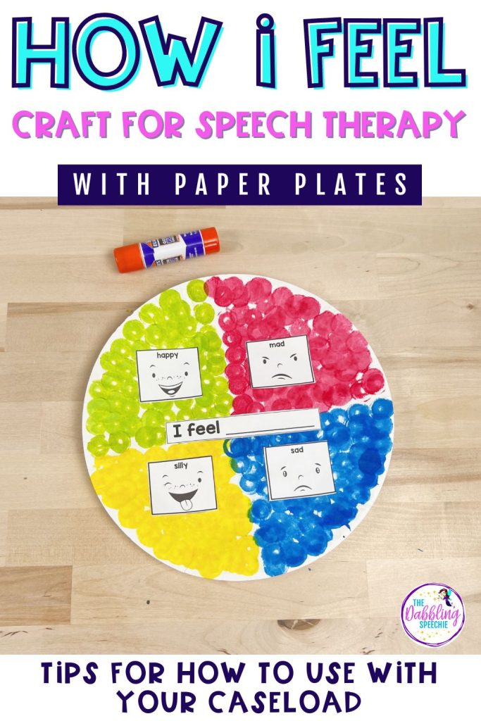 Emotions Craft for Preschool & Kindergarten Speech Therapy ...