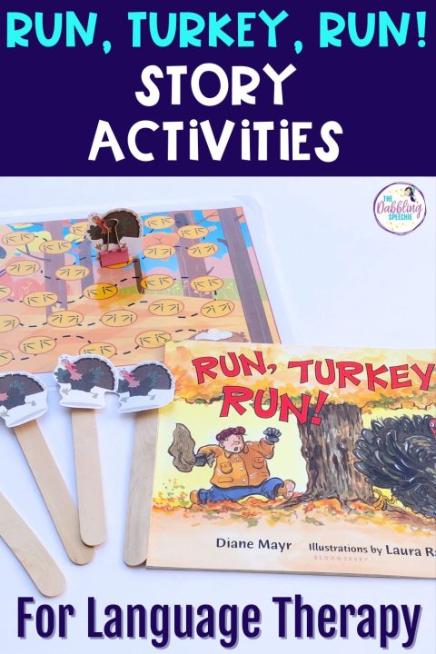 Easy & Fun Run Turkey Run Activities for Speech Therapy ...
