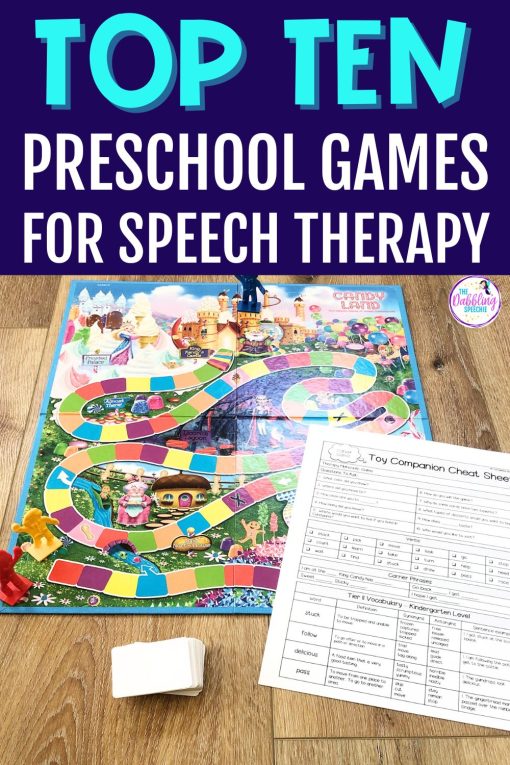 Top 10 Best Speech Therapy Games for Preschoolers