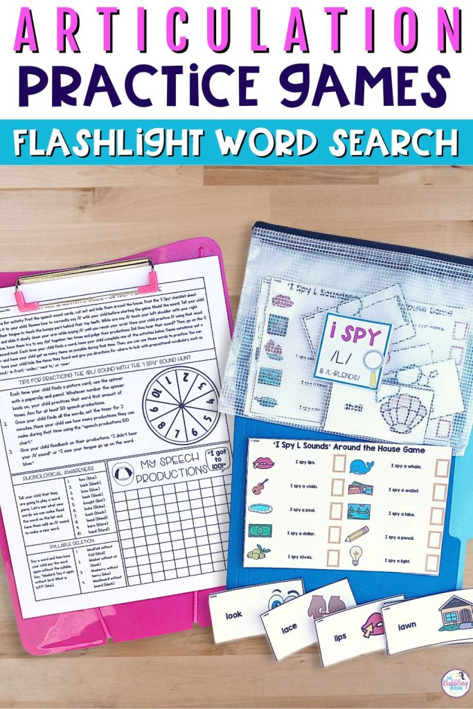 10 Helpful Articulation Home Practice Activities Families Will Do ...