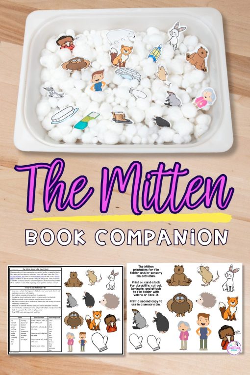 Activities for The Mitten for Speech Therapy - thedabblingspeechie