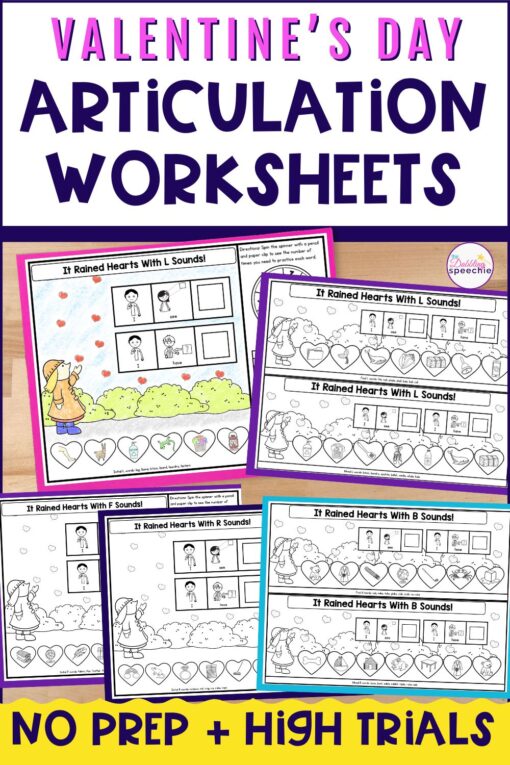 Inspiring Valentine's Day Speech Therapy Activities for Prek-Elementary ...