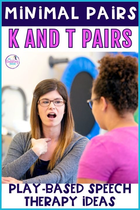 K and T Minimal Pairs: Fun and Practical Activitities for Speech ...