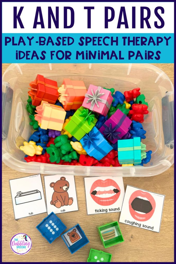 K and T Minimal Pairs: Fun and Practical Activitities for Speech ...