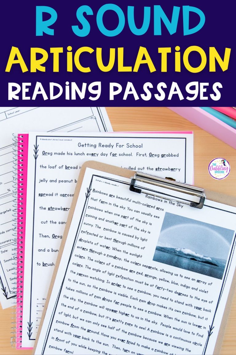 20+ Helpful R Sound Speech Therapy Activities Kids Won't Complain About ...