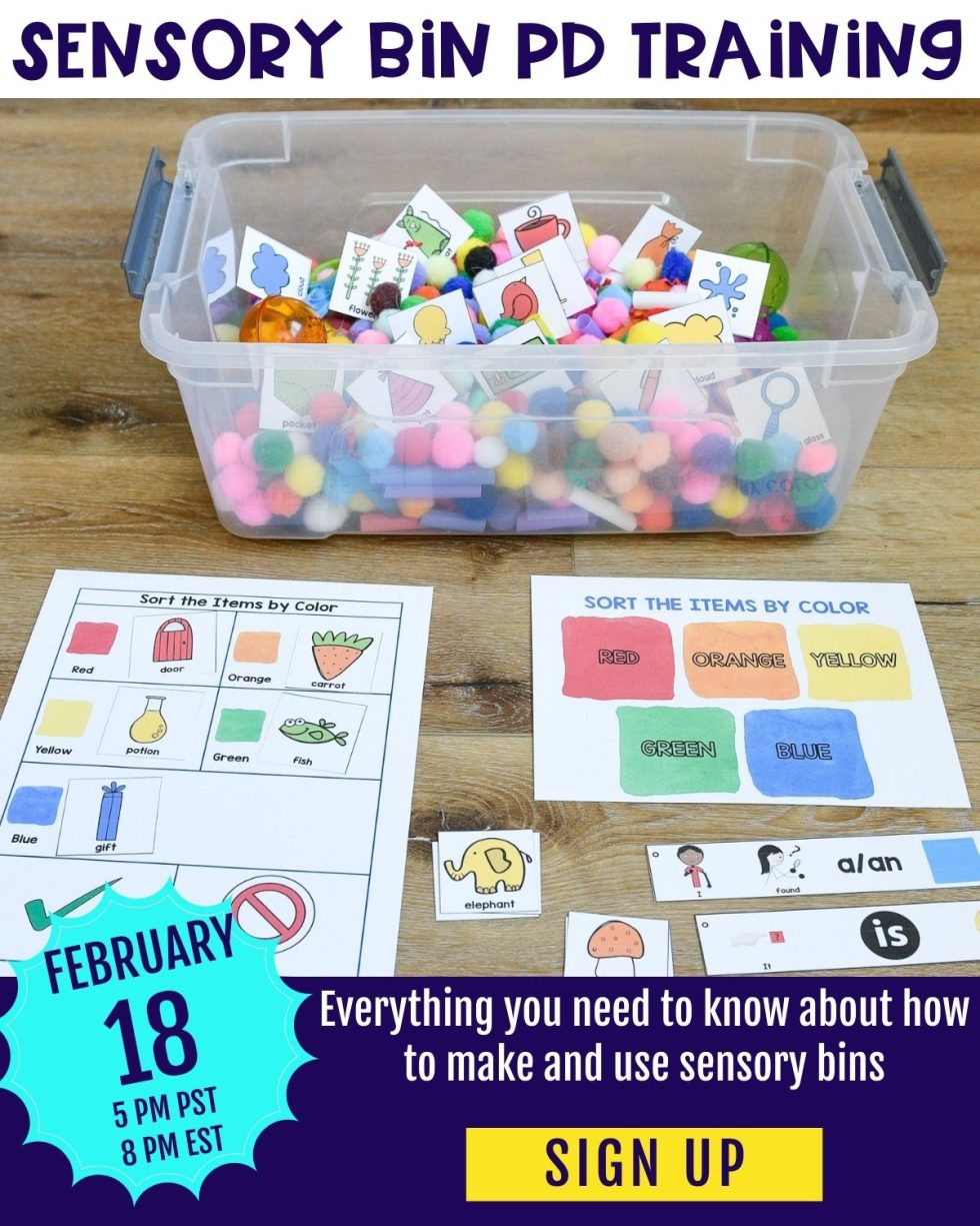30+ Dynamic Preschool Sensory Bins for Hands-On Speech Therapy ...