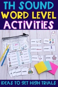 20+ Inspiring TH Sound Speech Therapy Articulation Activities To Help ...