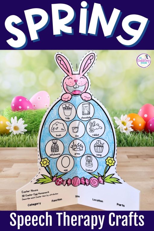7+ Fun & Easy Low Prep Spring Speech Therapy Crafts Kids Will Love ...