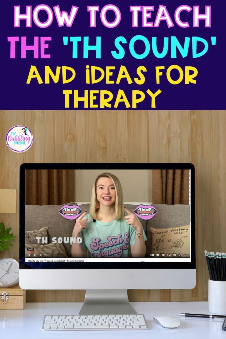 20+ Inspiring TH Sound Speech Therapy Articulation Activities To Help ...