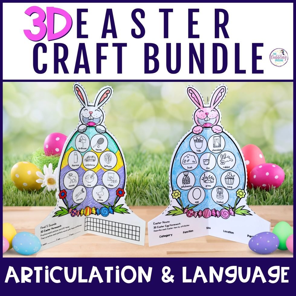 An Easy and Versatile Easter Speech Therapy Idea Using Plastic Eggs ...
