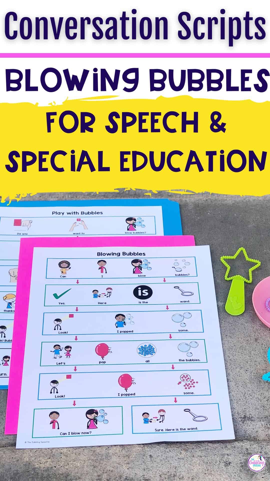 Fantastic Bubbles Speech Therapy Ideas for Preschool and Elementary ...