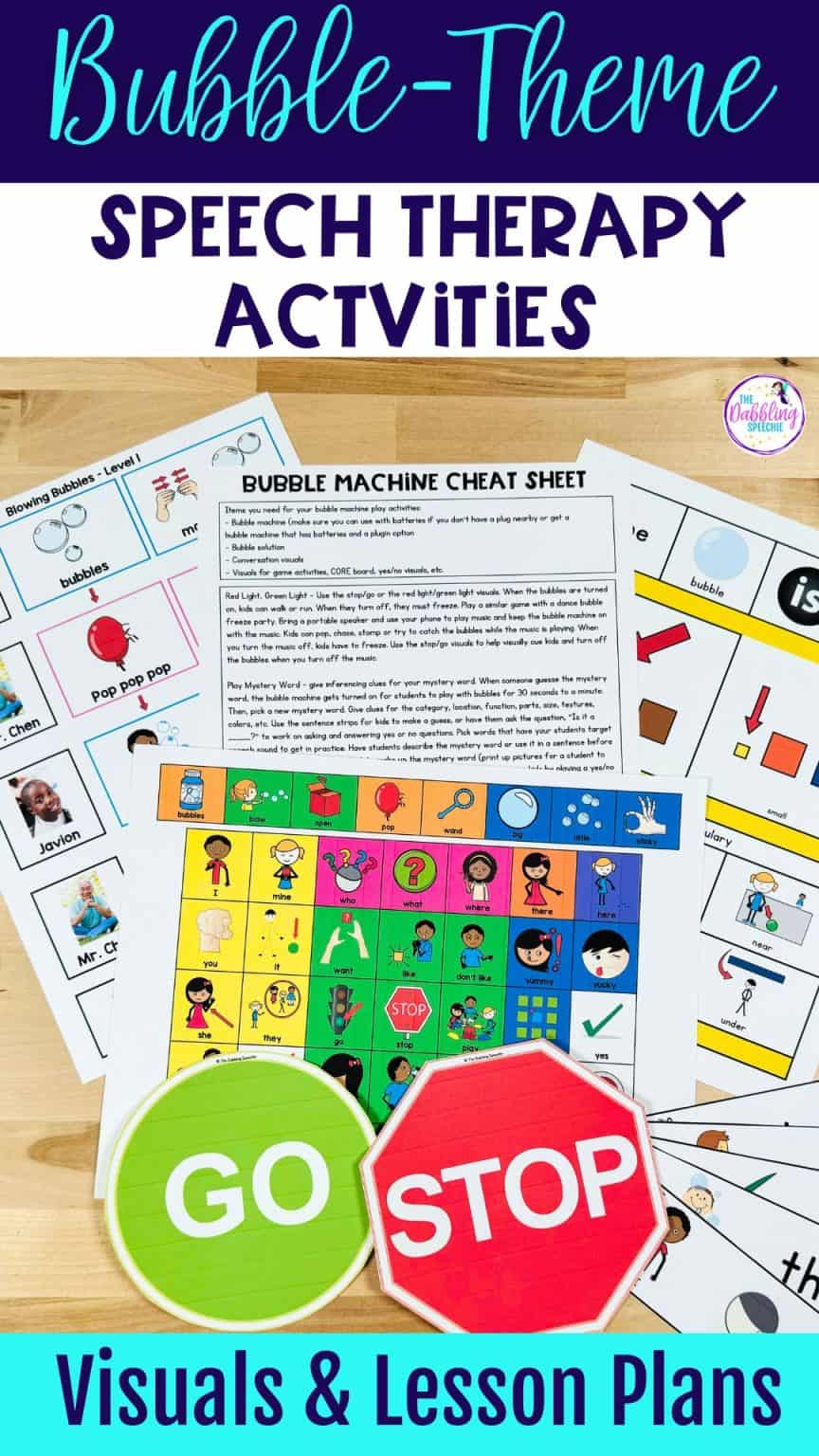 Fantastic Bubbles Speech Therapy Ideas for Preschool and Elementary ...