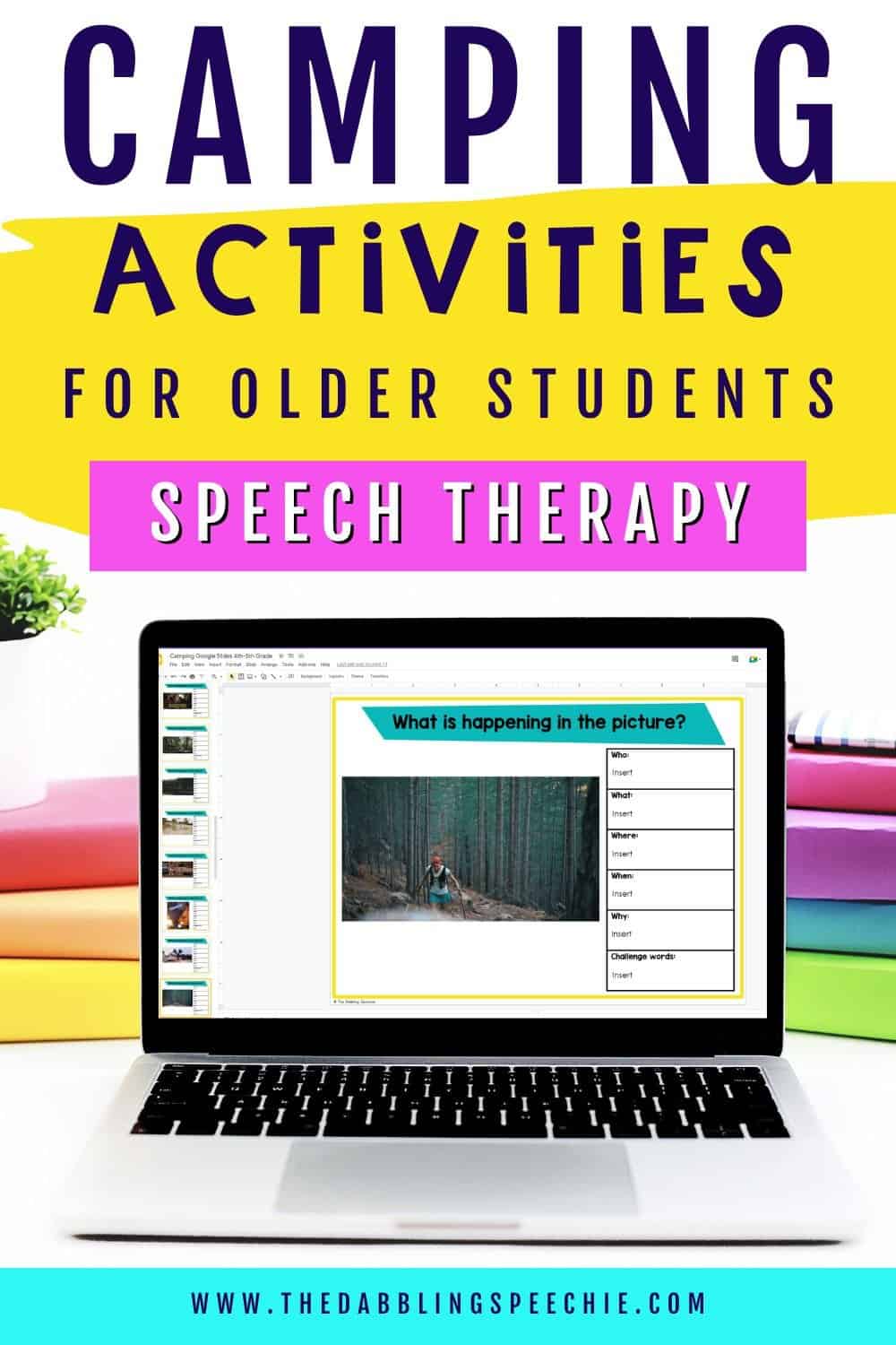 Engaging Camping Speech Therapy Activities for Preschool & Elementary ...