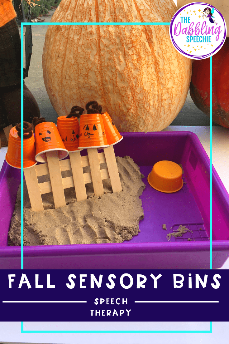 Fall Sensory Bin Ideas To Make Therapy Fun! - thedabblingspeechie