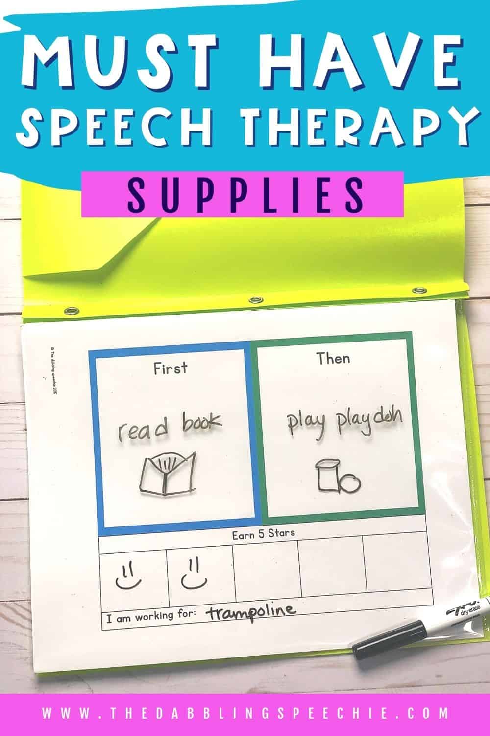 Must Have SLP Supplies You Need on Hand - thedabblingspeechie