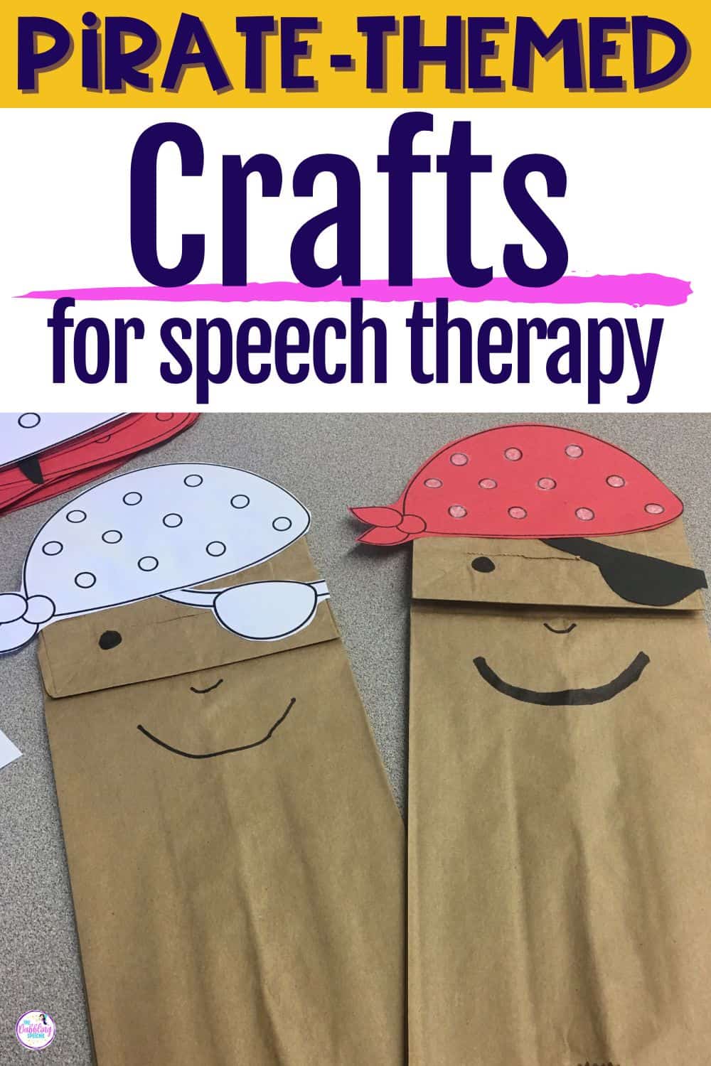 Pirate Speech Therapy Activities for Prek-5th - thedabblingspeechie