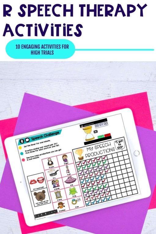 10 Engaging Speech Therapy R Activities For High Trials ...