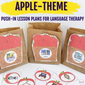 Engaging Apple Speech Therapy Activities For Preschool Push-In Lessons ...