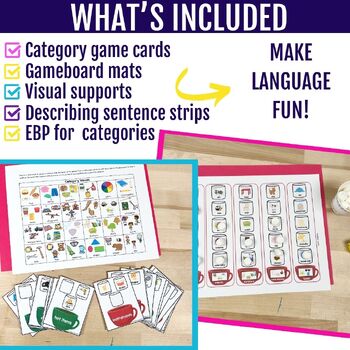 Hot Chocolate Speech Therapy Category Activities & Games for Language ...
