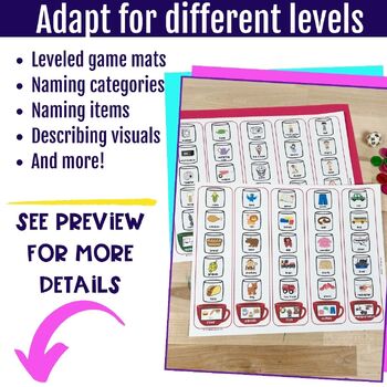 Hot Chocolate Speech Therapy Category Activities & Games for Language ...