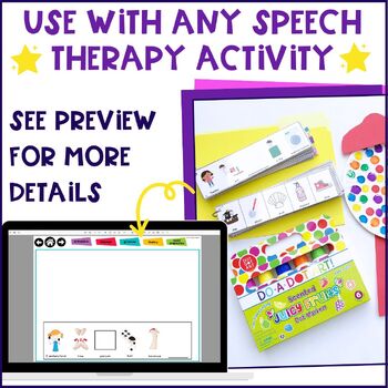 Speech Therapy Sentence Strips Visuals for Articulation, Grammar ...