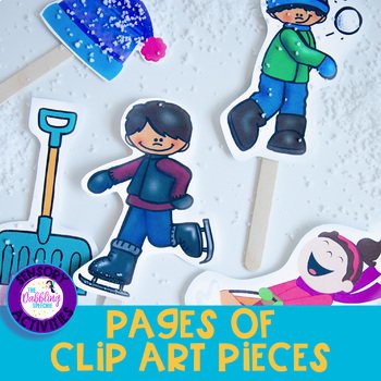 Winter Sensory Bins for Articulation, Basic Concepts, Verbs, Clothes ...