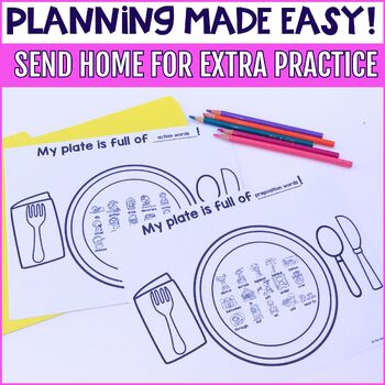 No Prep Thanksgiving Craft Speech Therapy Placemats For Articulation ...