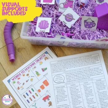 Color Purple Preschool & Kindergarten Sensory Bin Learning ...