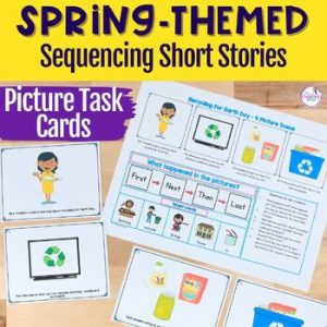 Spring Sequencing Stories with Pictures - Comprehension & Language ...