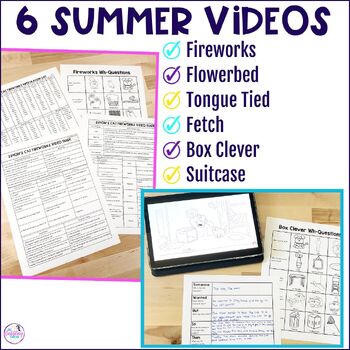 Summer Speech Therapy Simon's Cat Cheat Sheets Articulation and ...