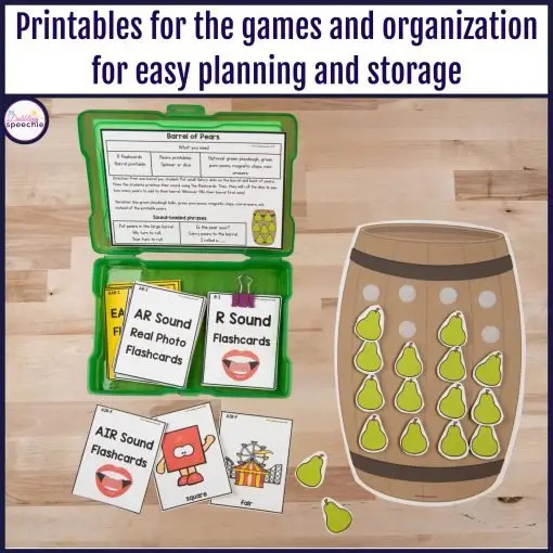 R Articulation Flashcards for Speech Therapy W/ Real Photos & 10 Games ...