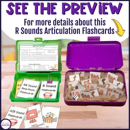 R Articulation Flashcards for Speech Therapy W/ Real Photos & 10 Games ...