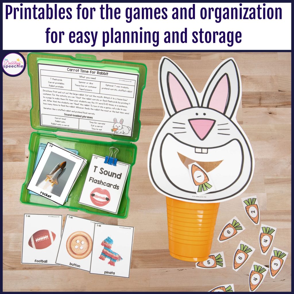 T Articulation Flashcards Speech Therapy Games & Activities Initial ...