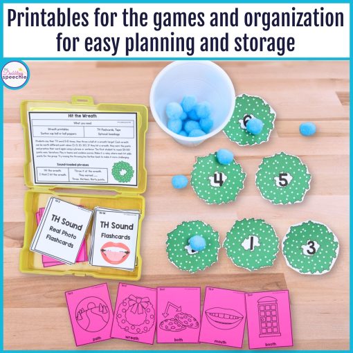 TH Articulation Flashcards & Games for Speech Therapy Initial, Medial ...