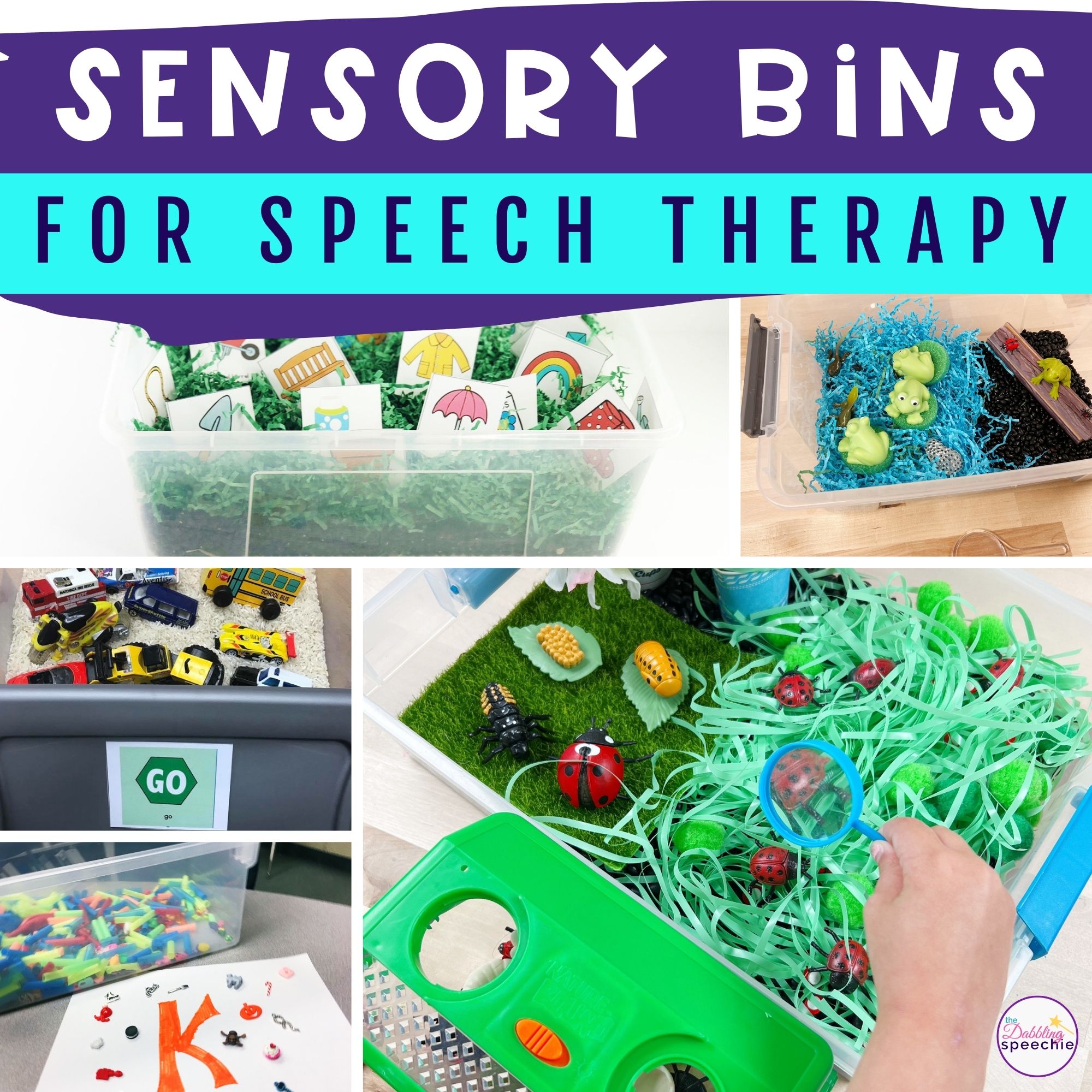 Speech Therapy Sensory Bins: Ideas, Fillers, and Activities for SLPs ...